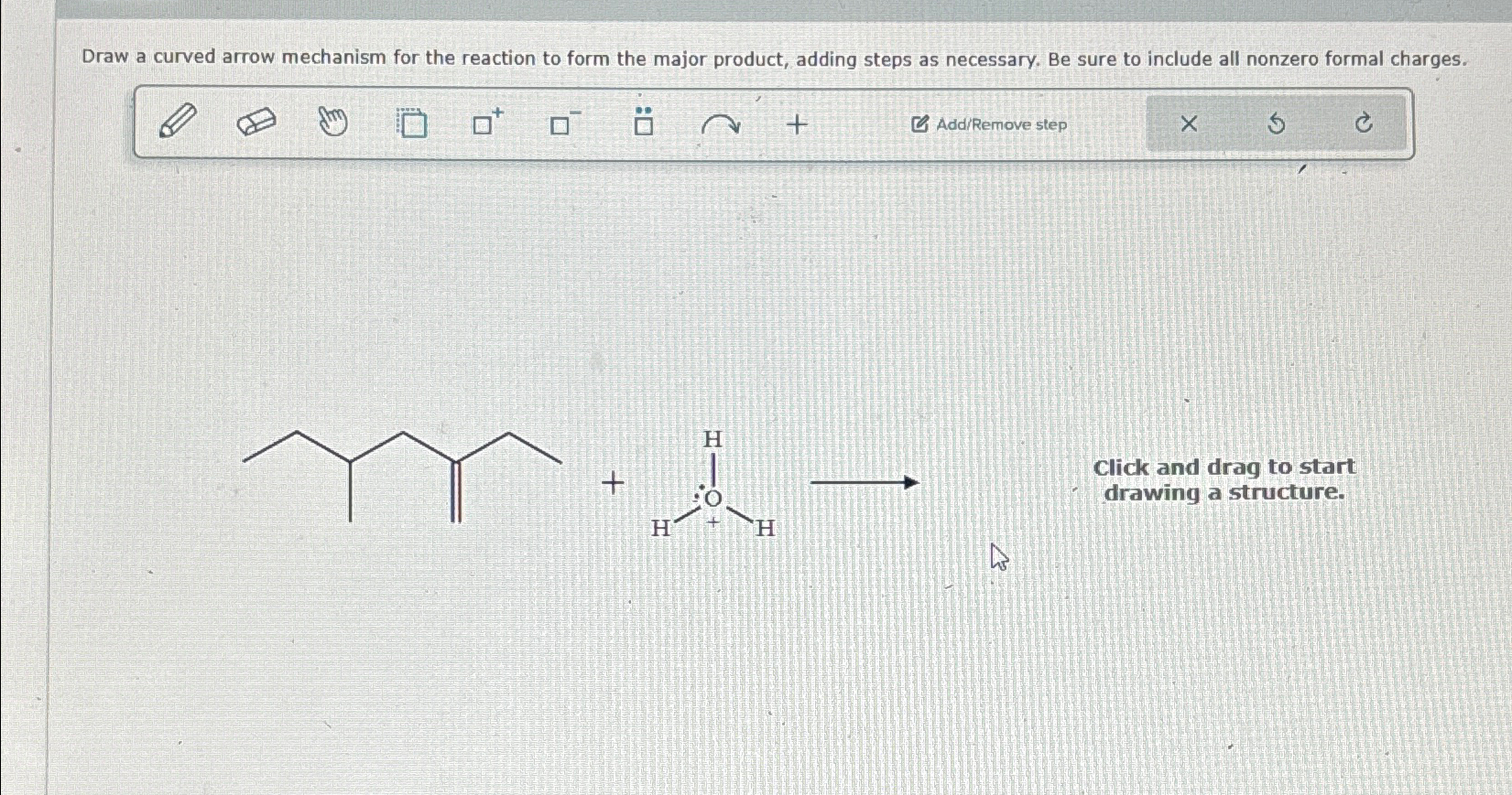 Solved Draw a curved arrow mechanism for the reaction to | Chegg.com