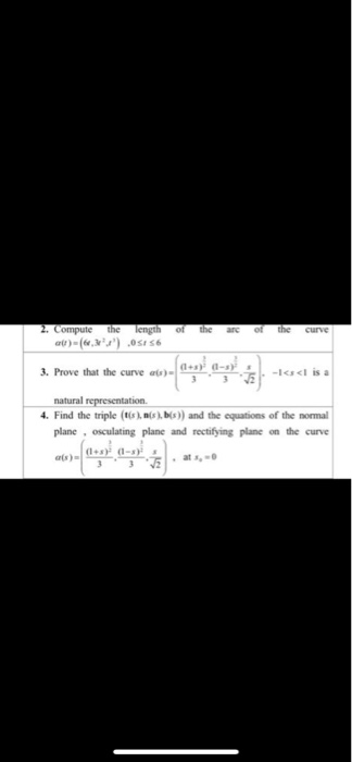 Solved puse the curve 3. Prove that the curve d a excis | Chegg.com