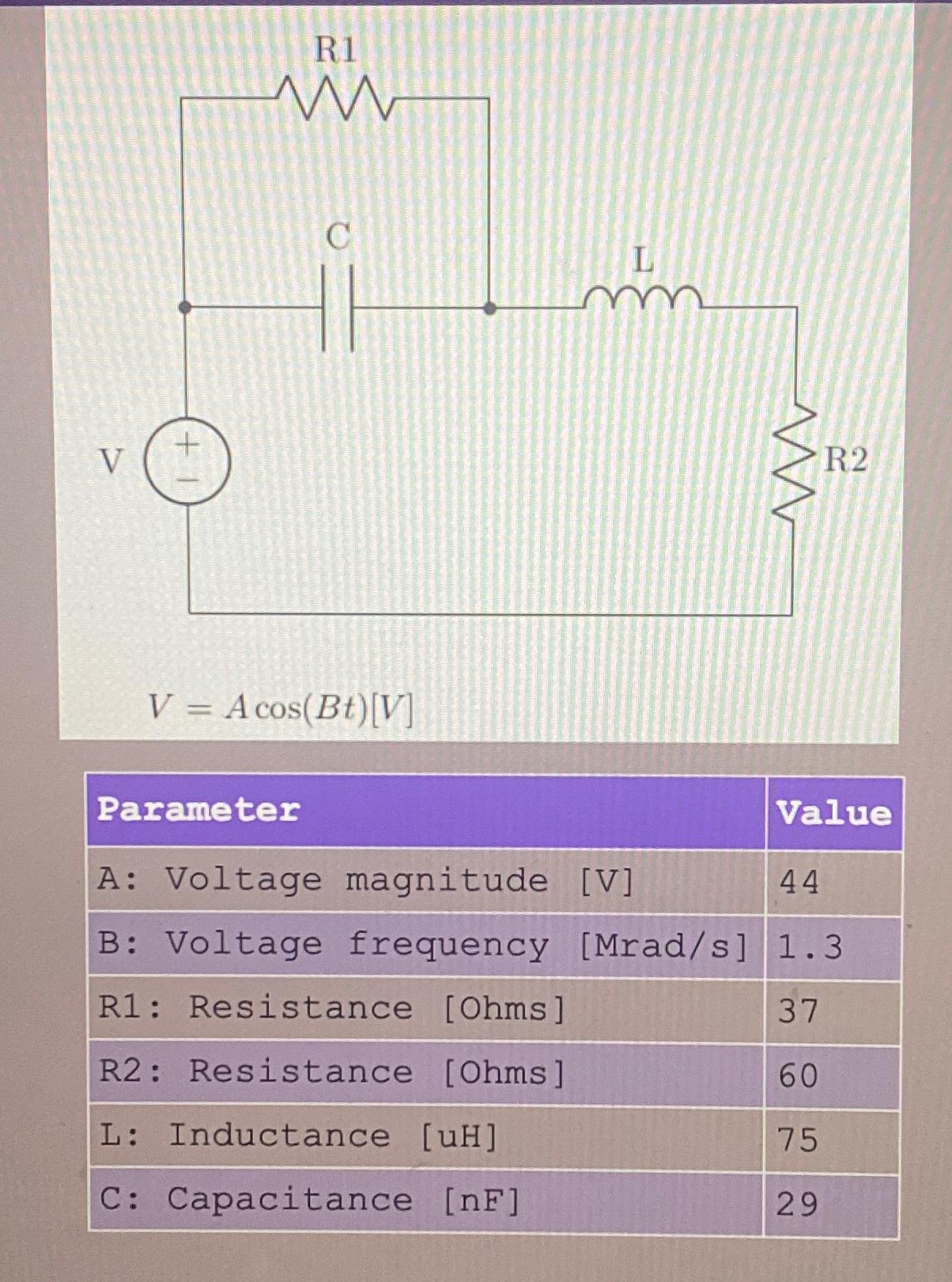 Solved Find P( ﻿average power from supply)?Find Q (reactive | Chegg.com