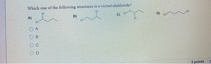 Solved Which one of the following structures is a | Chegg.com