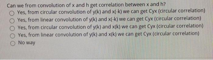 Solved QUESTION 4 We can compute linear convolution (between | Chegg.com