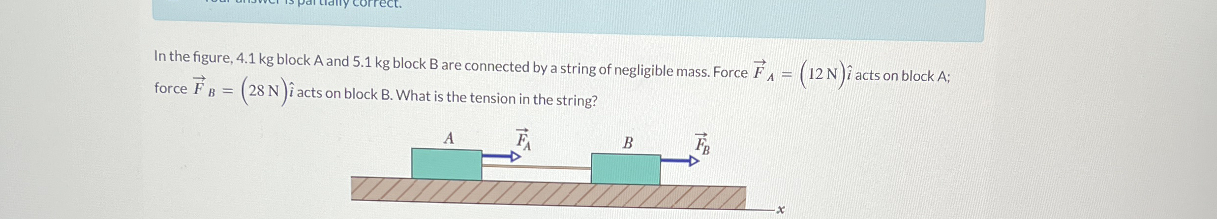 Solved In the figure, 4.1 ﻿kg block A and 5.1 ﻿kg block B | Chegg.com