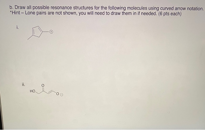 Solved 1) For the following molecular formulas calculate the | Chegg.com
