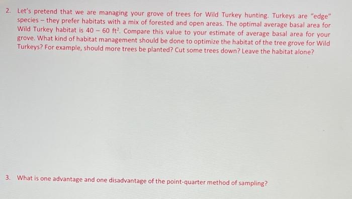 Introduction The point-quarter method was developed | Chegg.com