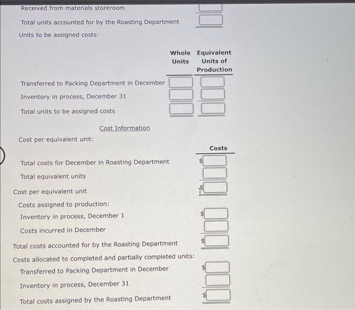 Cort of Production Report: Weighted average method to | Chegg.com