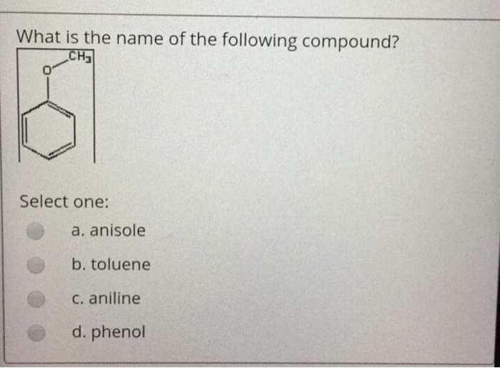 Solved What is the name of the following compound? CH3 | Chegg.com