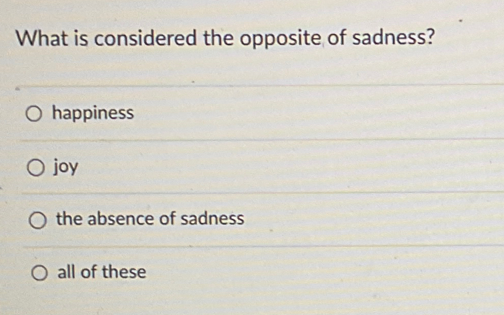 Solved What is considered the opposite of | Chegg.com