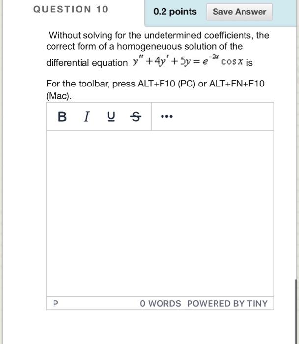 Solved ODE QUESTIONS ANSWER As soon as possible all of them | Chegg.com