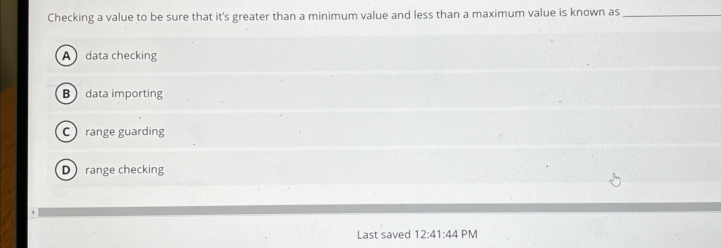 Solved Checking a value to be sure that it's greater than a | Chegg.com