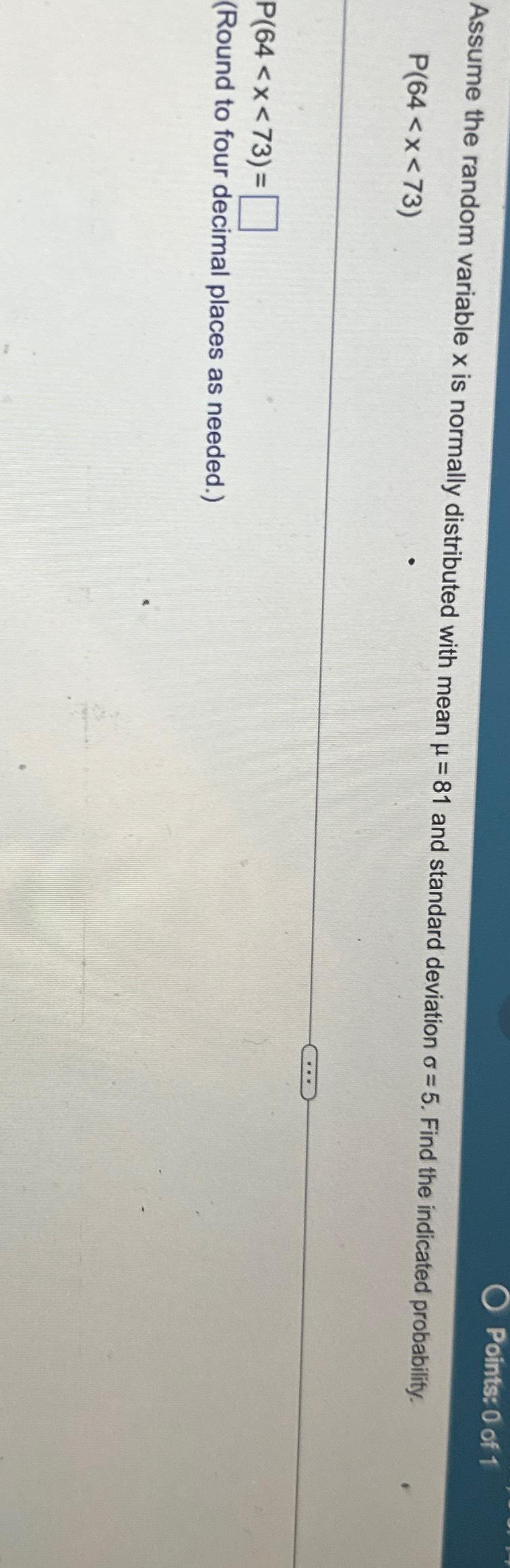 Solved Assume the random variable x ﻿is normally distributed | Chegg.com