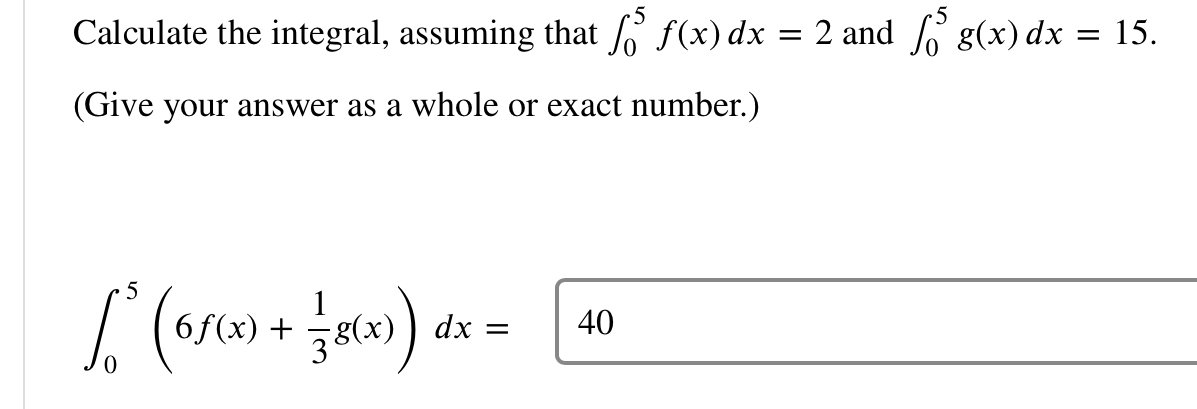 Solved Calculate the integral, assuming that ∫05f(x)dx=2 | Chegg.com