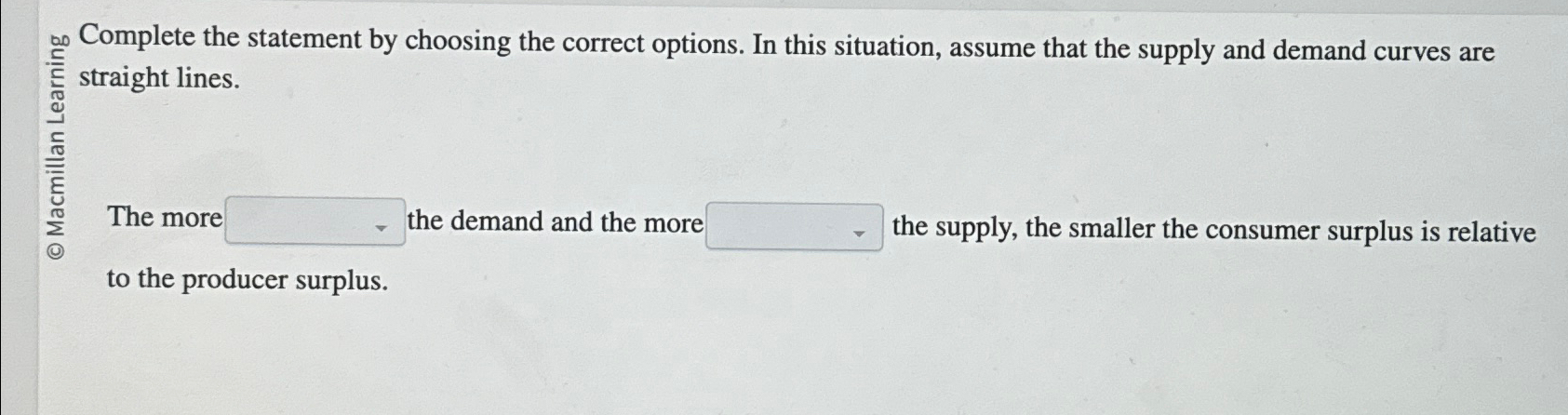 Solved Complete the statement by choosing the correct | Chegg.com