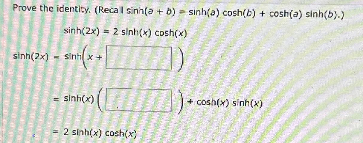 Solved Prove the identity. (Recall | Chegg.com