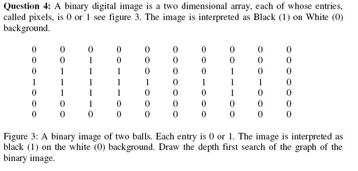 A Binary Digital Image Is A Two Dimensional Array 