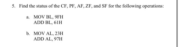 Solved assembly language 8086 solve without using the | Chegg.com Solved assembly language 8086 solve without using the | Chegg.com
