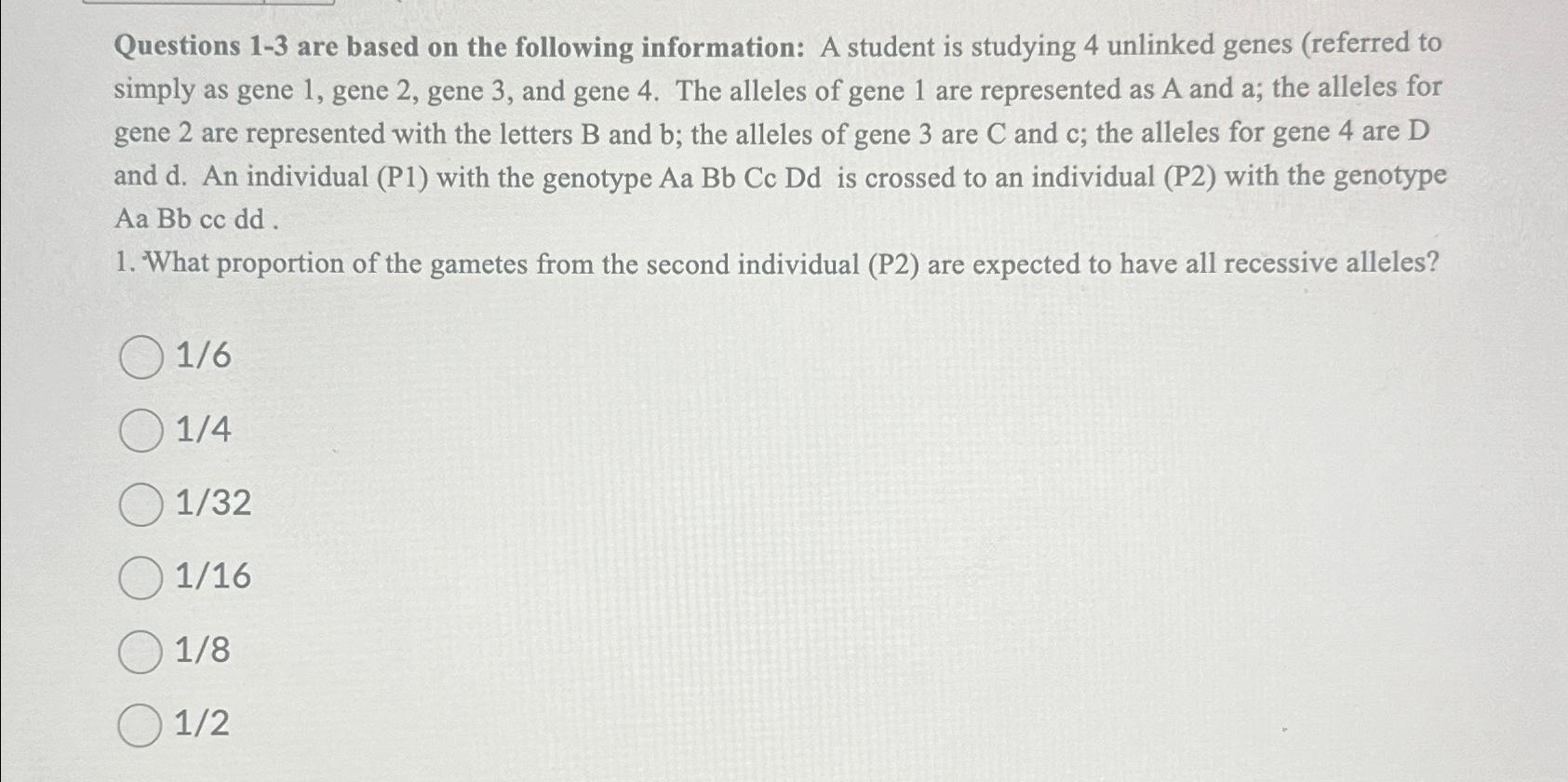 Solved Questions 1-3 ﻿are based on the following | Chegg.com