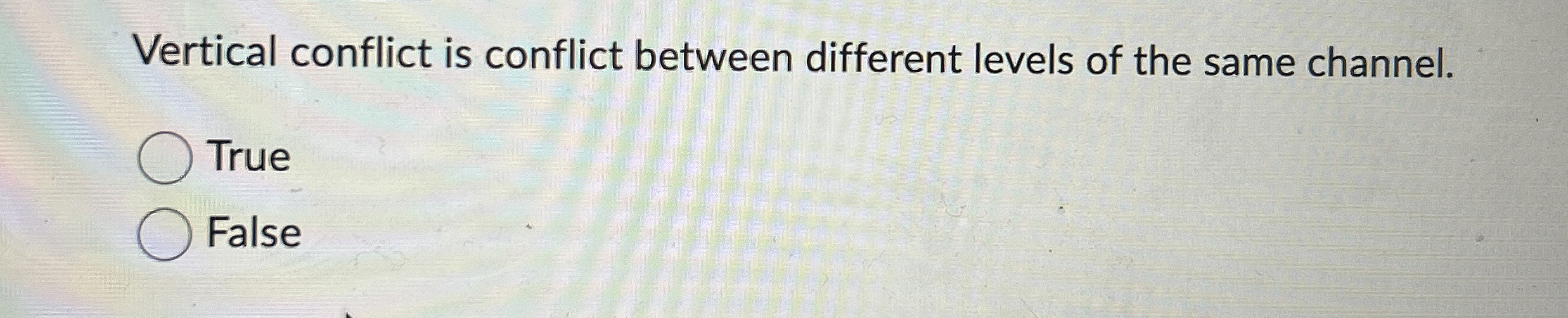 Solved Vertical conflict is conflict between different | Chegg.com
