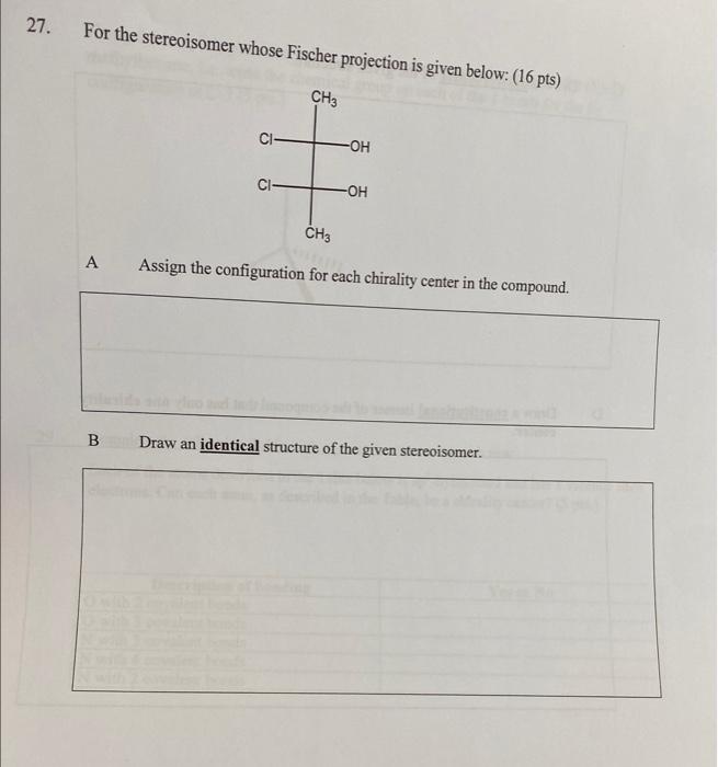 Solved C Draw a diastereomer of the given Draw a | Chegg.com
