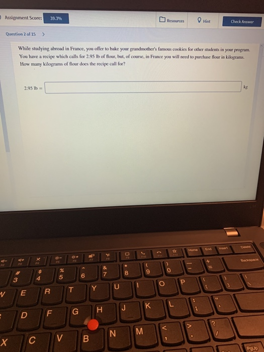 Solved Assignment Score: 39.3% Resources Hint Check Answer | Chegg.com