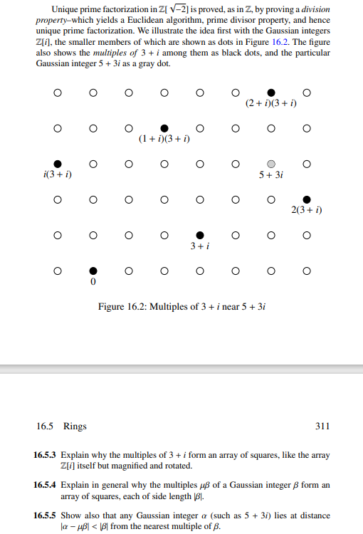 Solved Unique prime factorization in Z[-22] ﻿is proved, as | Chegg.com