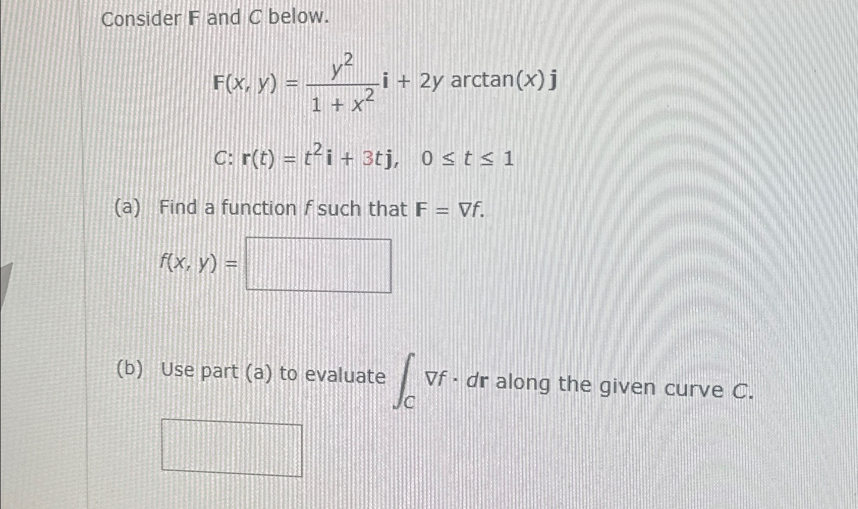 Solved Consider F ﻿and C | Chegg.com