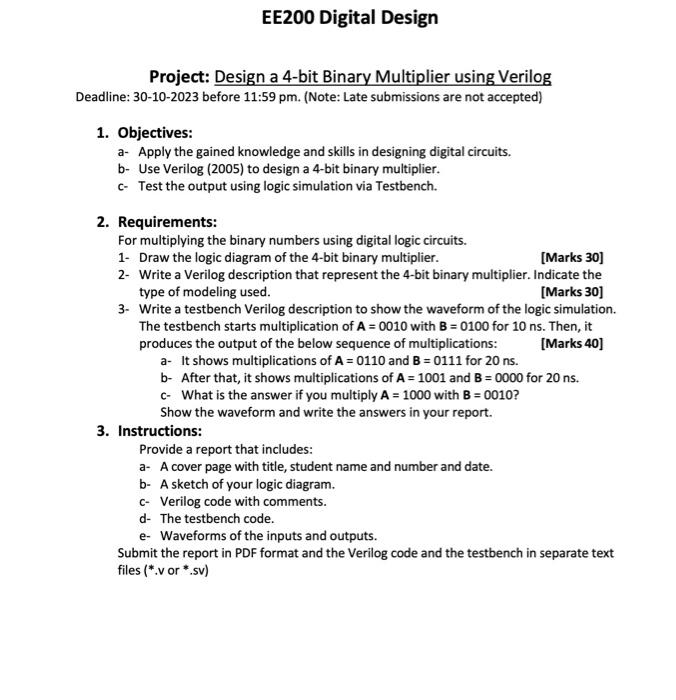 Solved 1. Objectives: a- Apply the gained knowledge and | Chegg.com