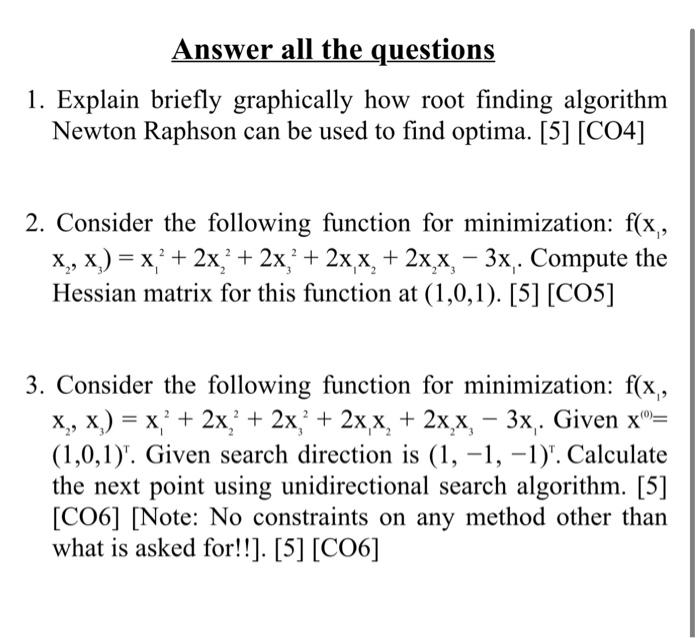 Solved Answer all the questions 1. Explain briefly | Chegg.com