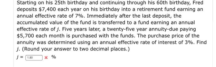 Solved A loan of $40,000 is being paid by installments of | Chegg.com