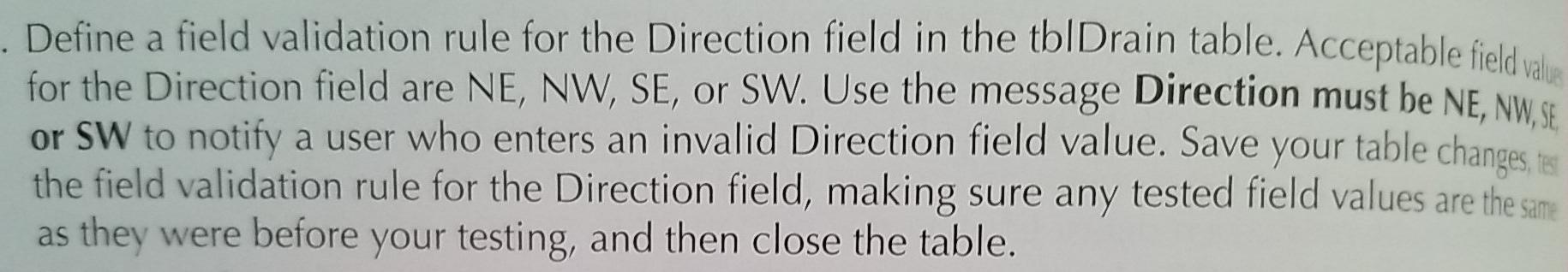 Solved how can i code this in ms access Define a field | Chegg.com