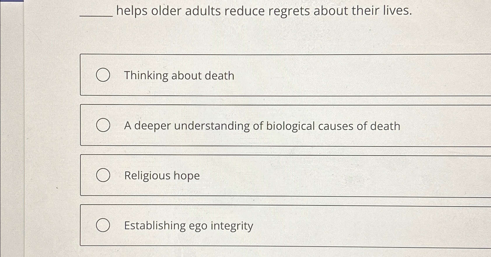 Solved helps older adults reduce regrets about their | Chegg.com