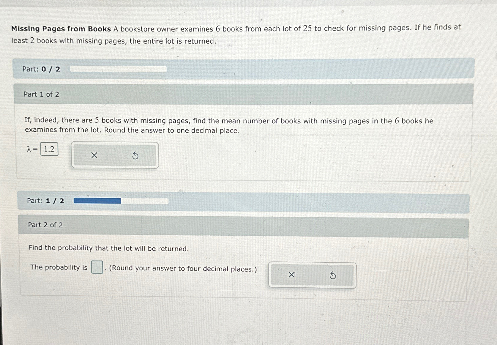 Missing Pages from Books A bookstore owner examines 6 | Chegg.com