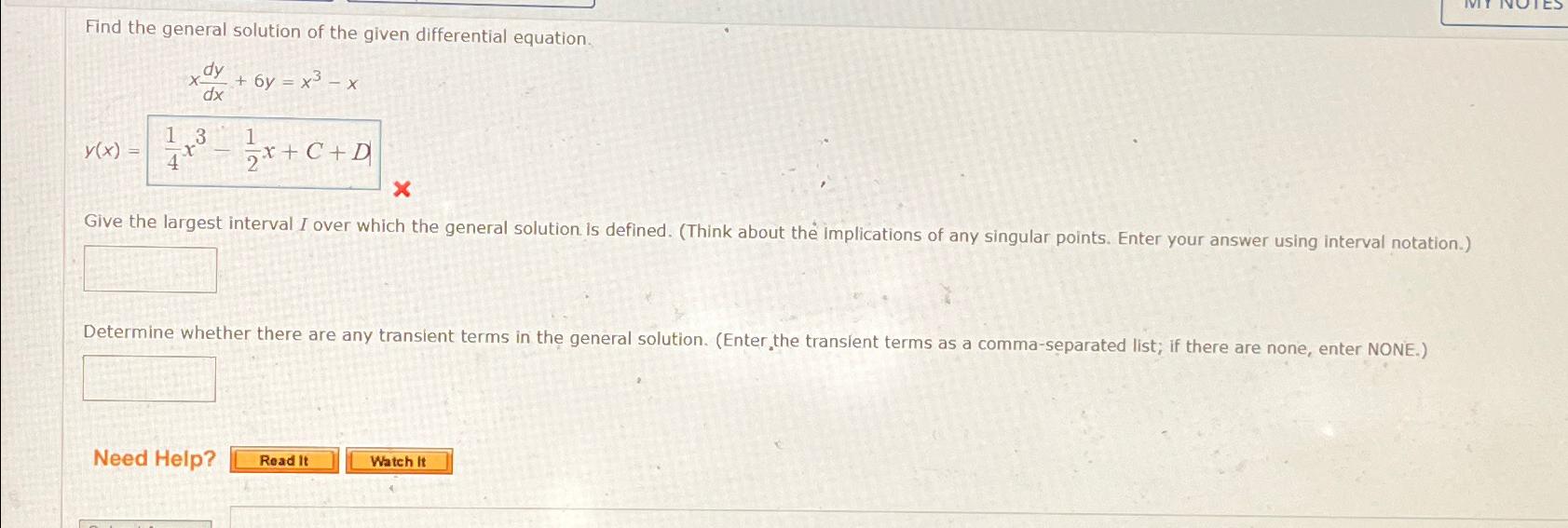 Solved Find the general solution of the given differential | Chegg.com