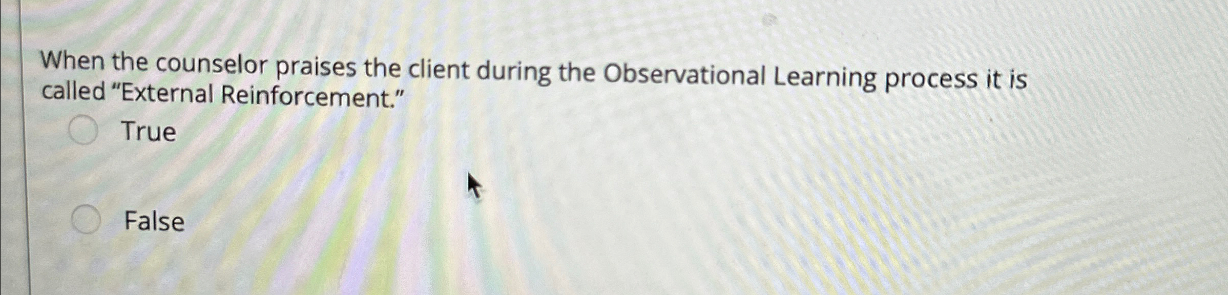 Solved When the counselor praises the client during the | Chegg.com