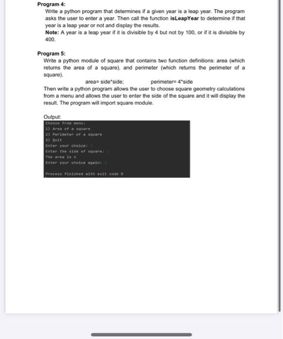 Solved Program 4: Write a python program that determines if | Chegg.com