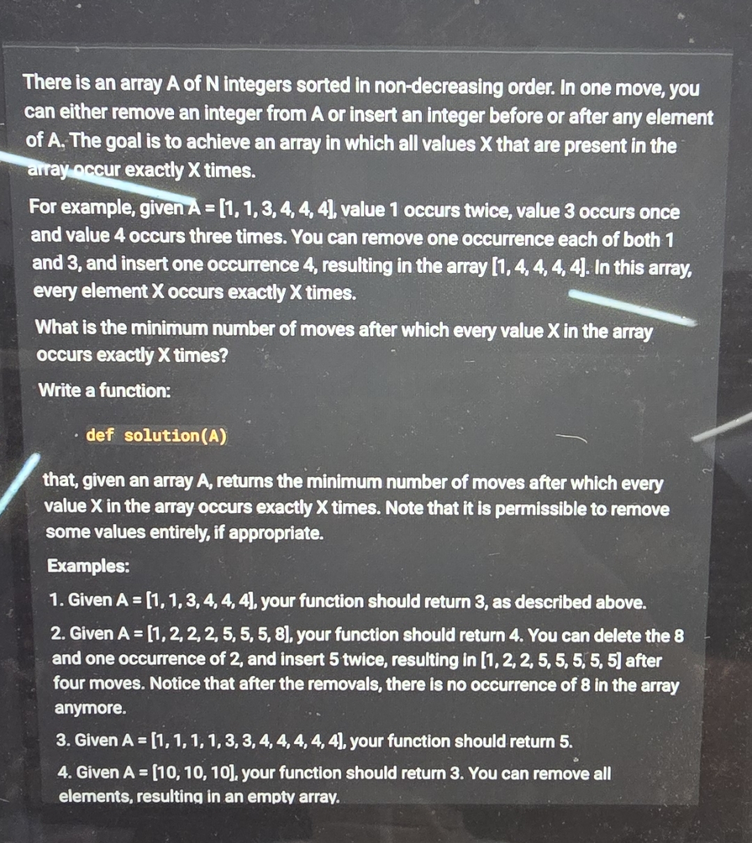 Solved I need to help with best performance in python code | Chegg.com