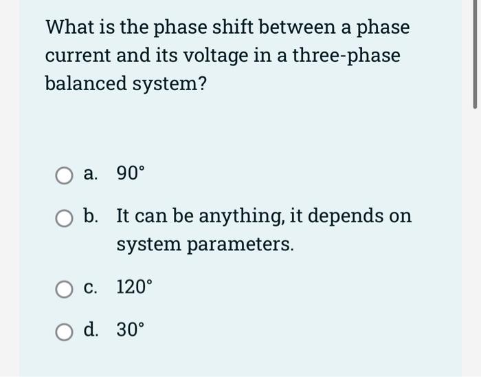 Solved In a negative sequence Y-connected three phase | Chegg.com
