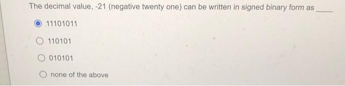 Solved Binary multiplication of signed numbers can be | Chegg.com
