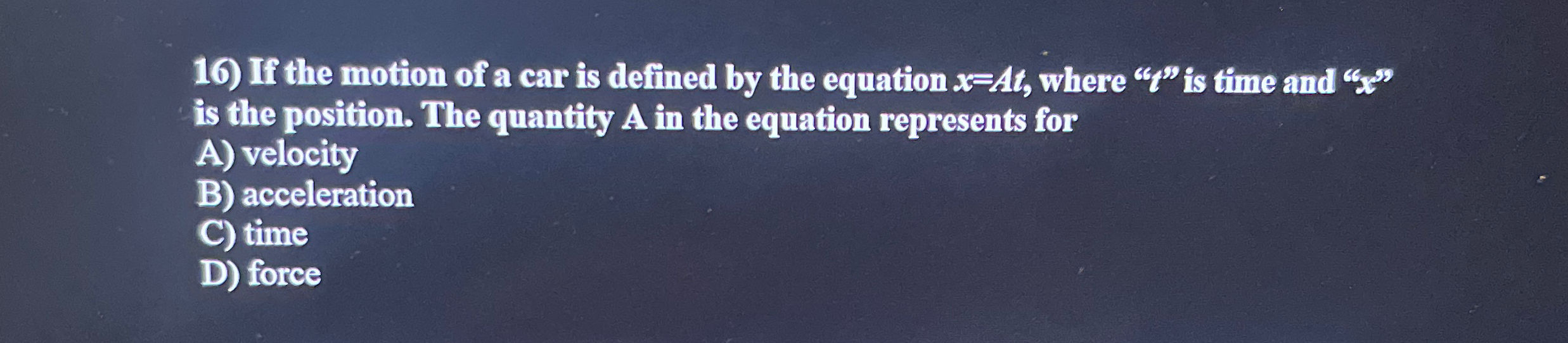 Solved If the motion of a car is defined by the equation | Chegg.com