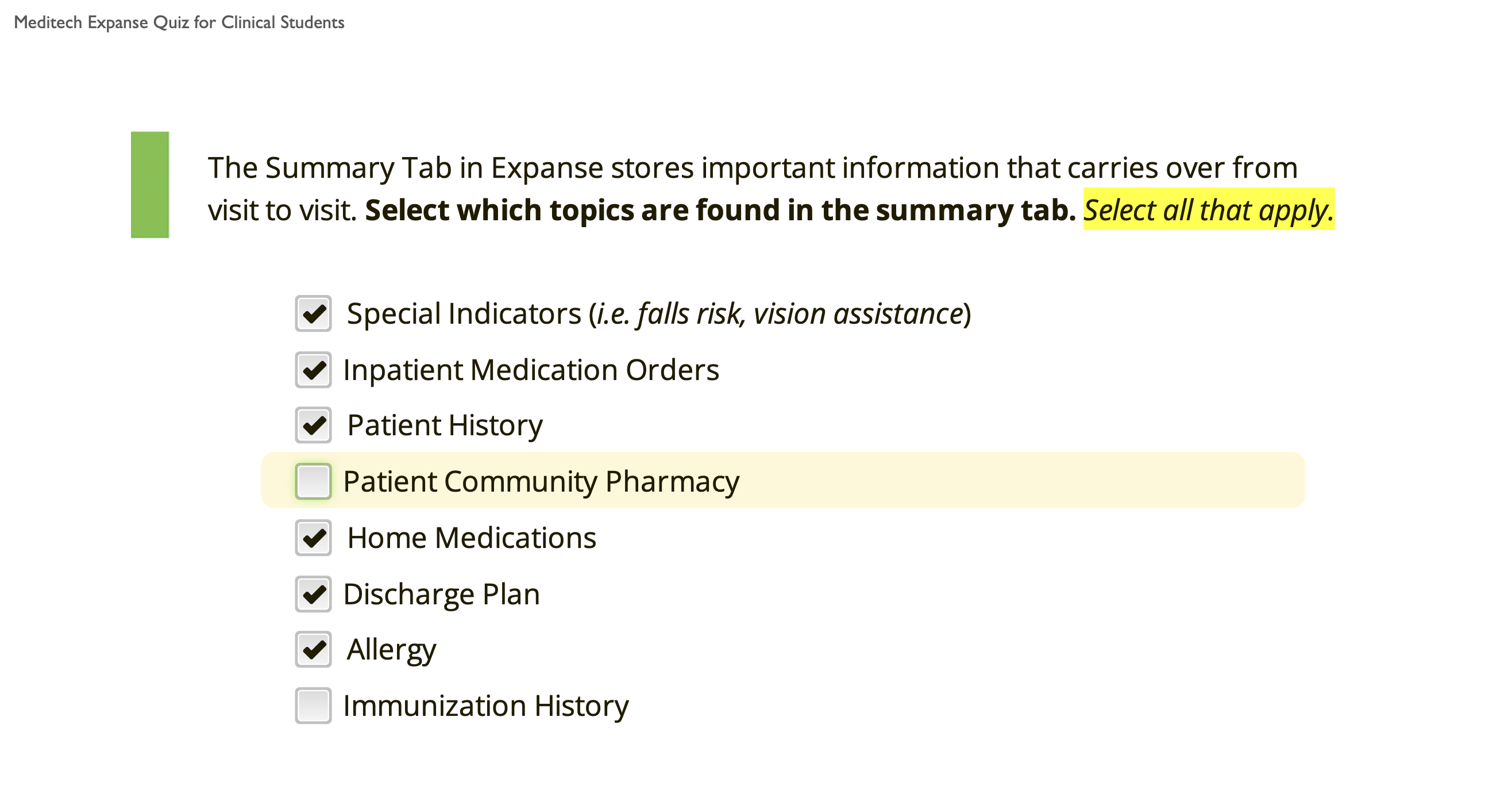 Solved The Summary Tab in Expanse stores important | Chegg.com