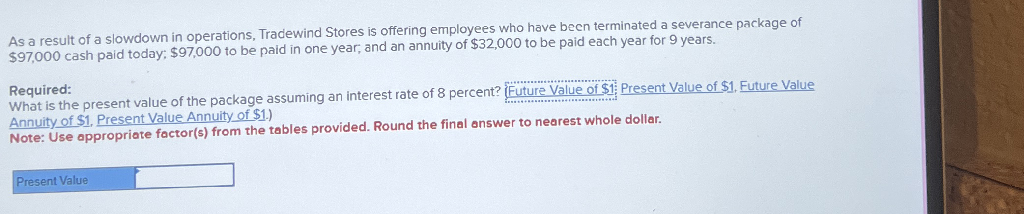 Solved As a result of a slowdown in operations, Tradewind | Chegg.com