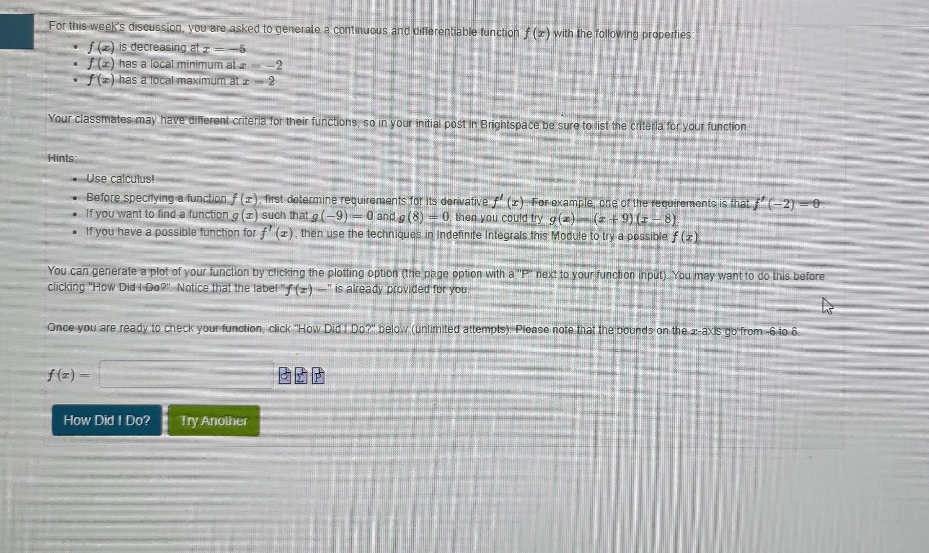 Solved For this week's discussion, you are asked to generate | Chegg.com