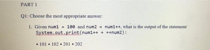 Solved PART 2 Q1: Using Scanner class, write a java program | Chegg.com