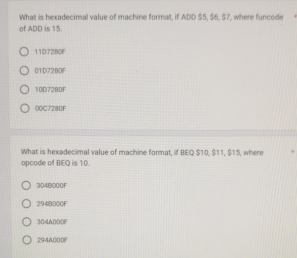 Solved What Is Hexadecimal Value Of Machine Format If 5549