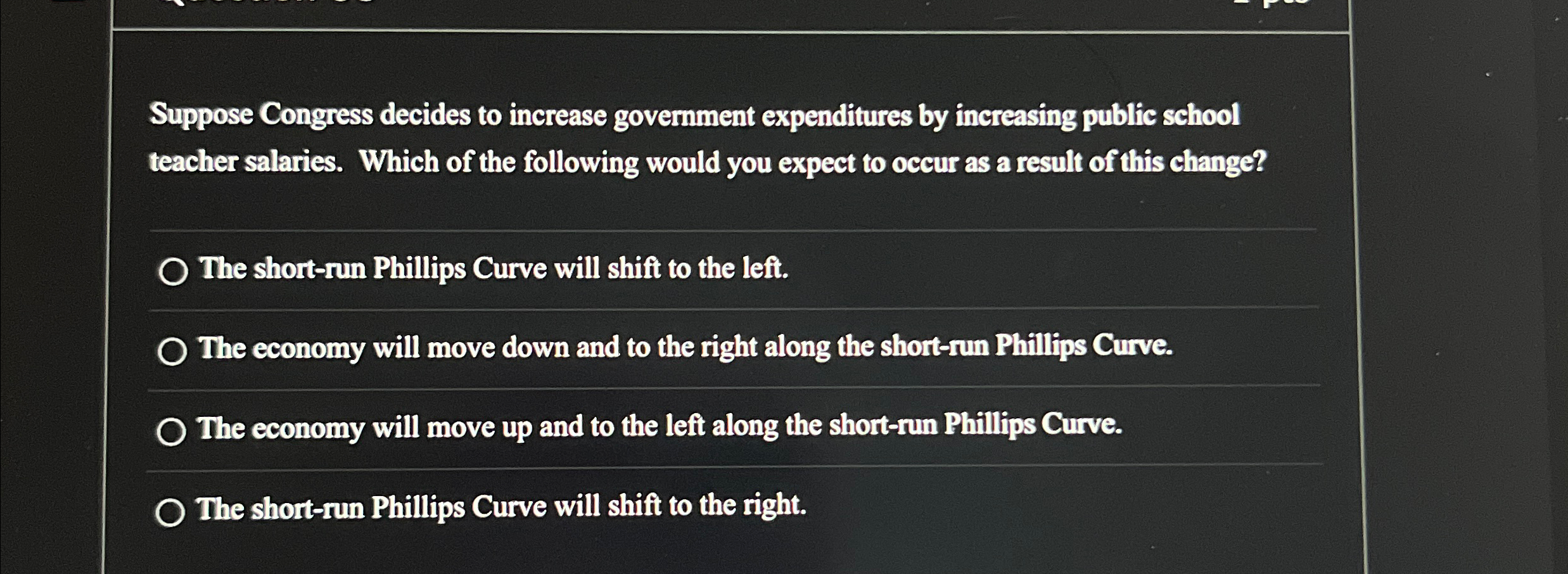 Solved Suppose Congress decides to increase government | Chegg.com