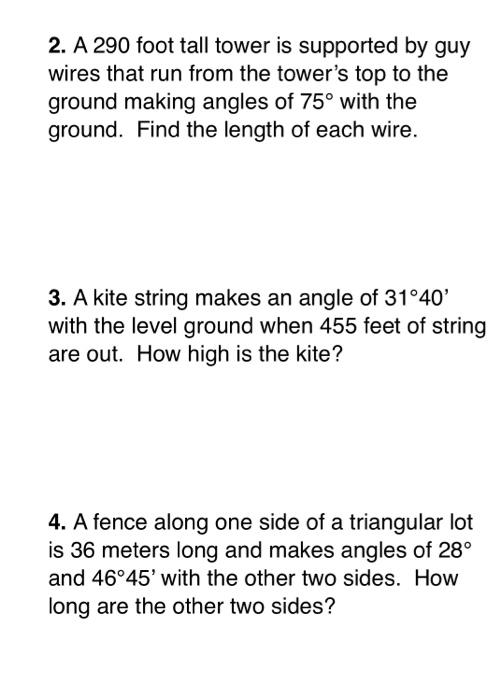 Solved Complete the problems below rounding all distances | Chegg.com
