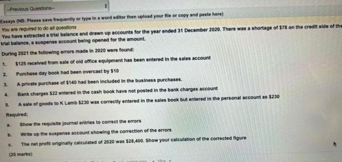 Solved the following in the three-column cash book of Forbes | Chegg.com