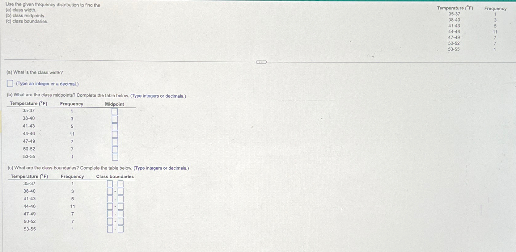 Solved Use the given frequency distribution to find the(a) | Chegg.com