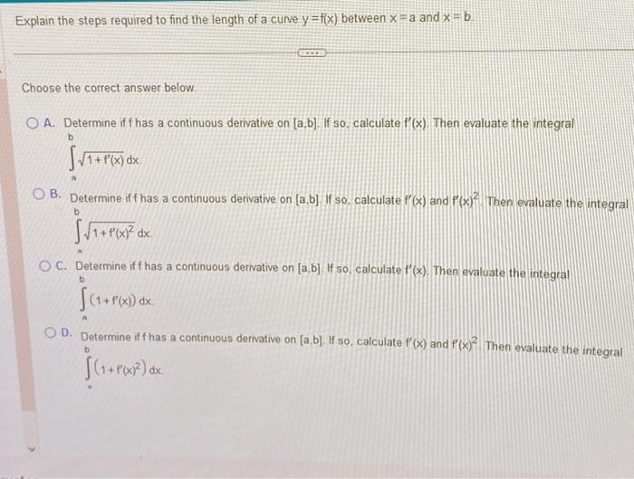 Solved Explain the steps required to find the length of a | Chegg.com