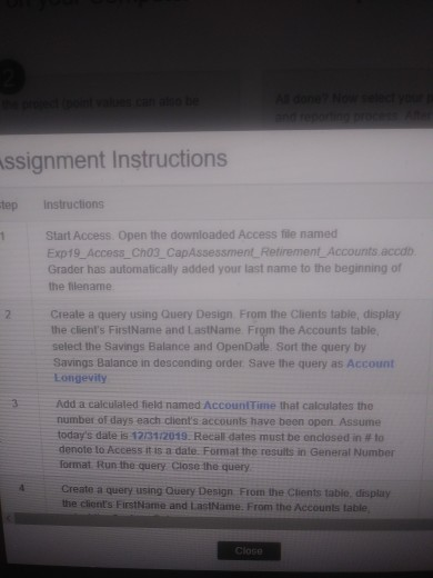 assignment Instructions tep Instructions Start | Chegg.com