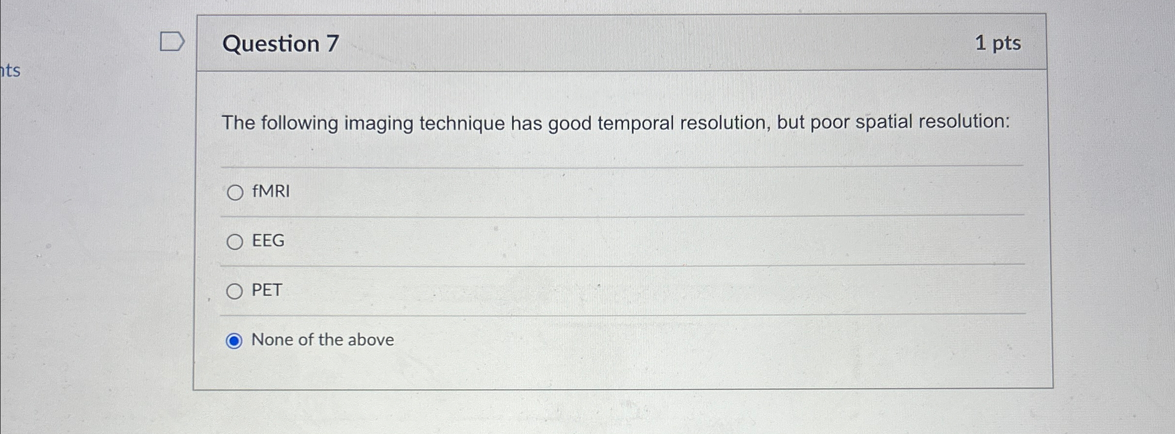 Solved Question 71 ptsThe following imaging technique has | Chegg.com Solved Question 71 ptsThe following imaging technique has | Chegg.com